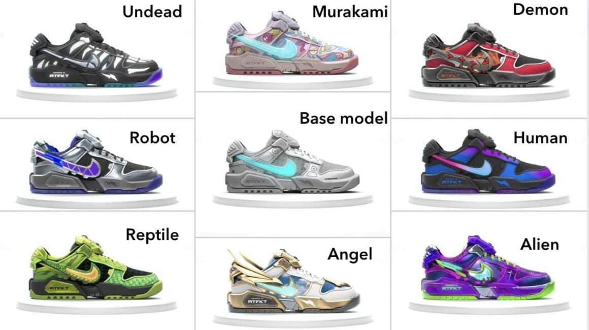 Le premier sneaker NFT Nike x RTFKT se révèle dans le MNLTH