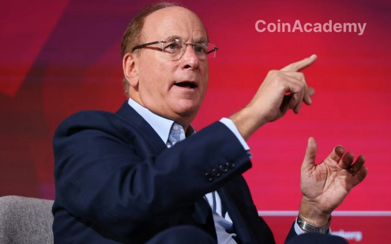 Larry Fink, PDG de BlackRock, fait l'éloge… - Coin Academy