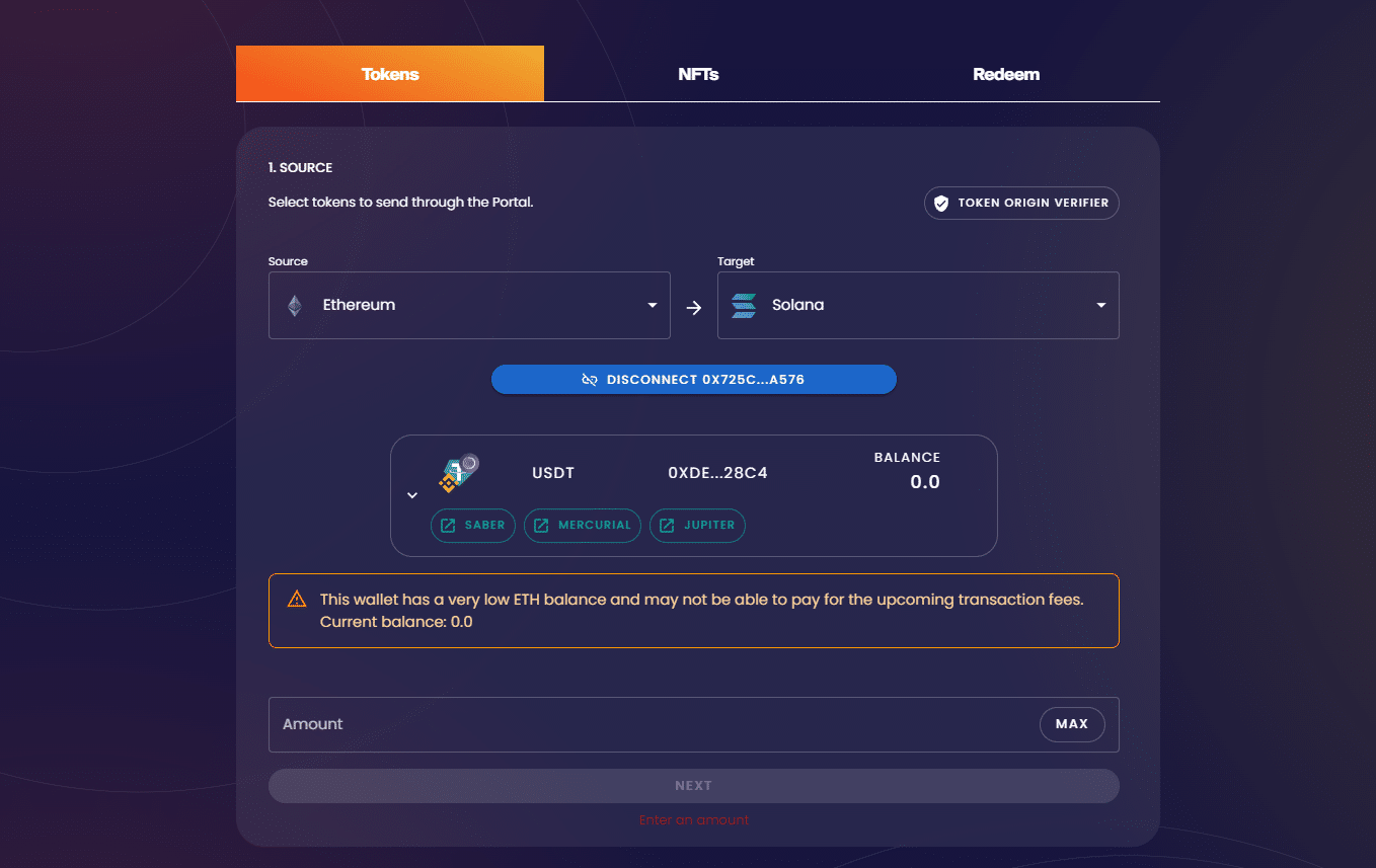 Comment bridge ses crypto monnaies vers le réseau Solana