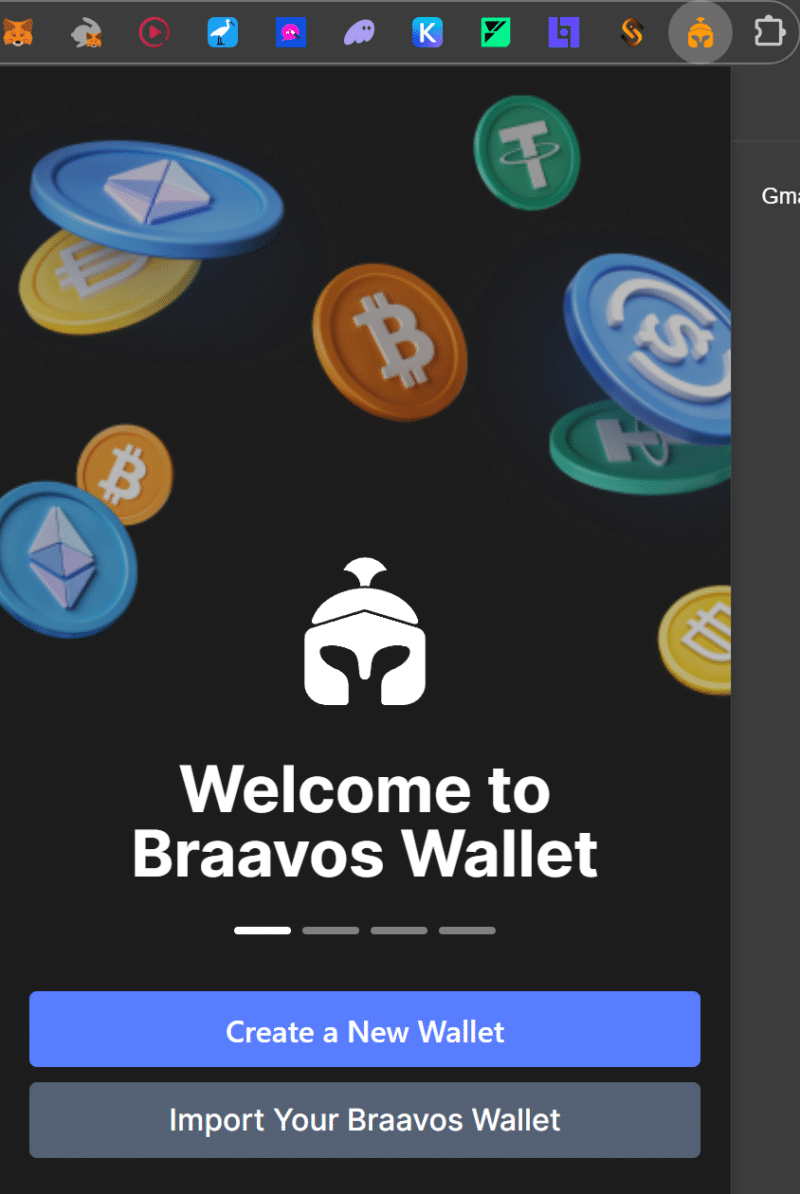 Braavos Wallet crypto: Tutoriel complet pour interagir avec Starknet
