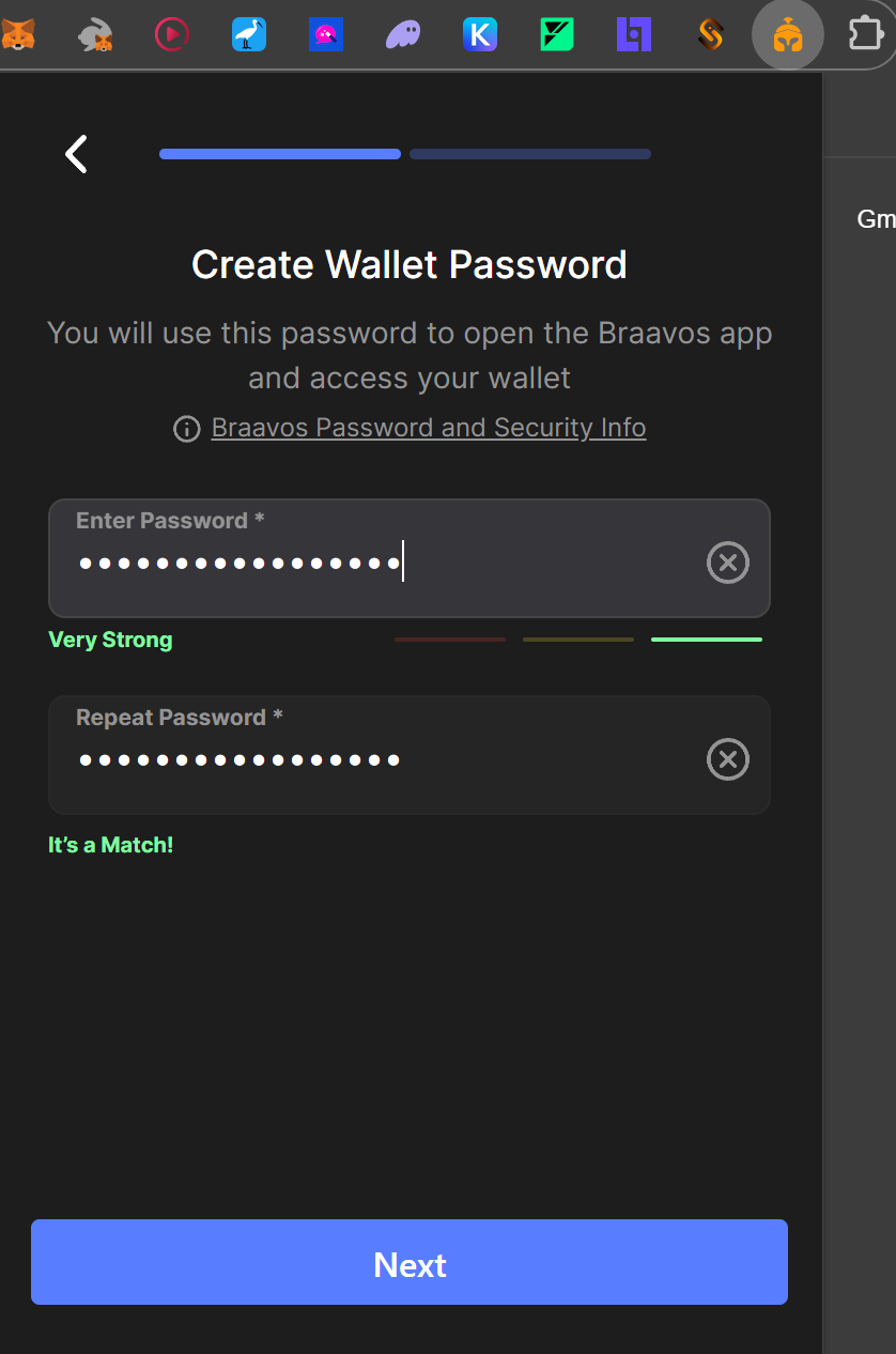 Braavos Wallet crypto: Tutoriel complet pour interagir avec Starknet