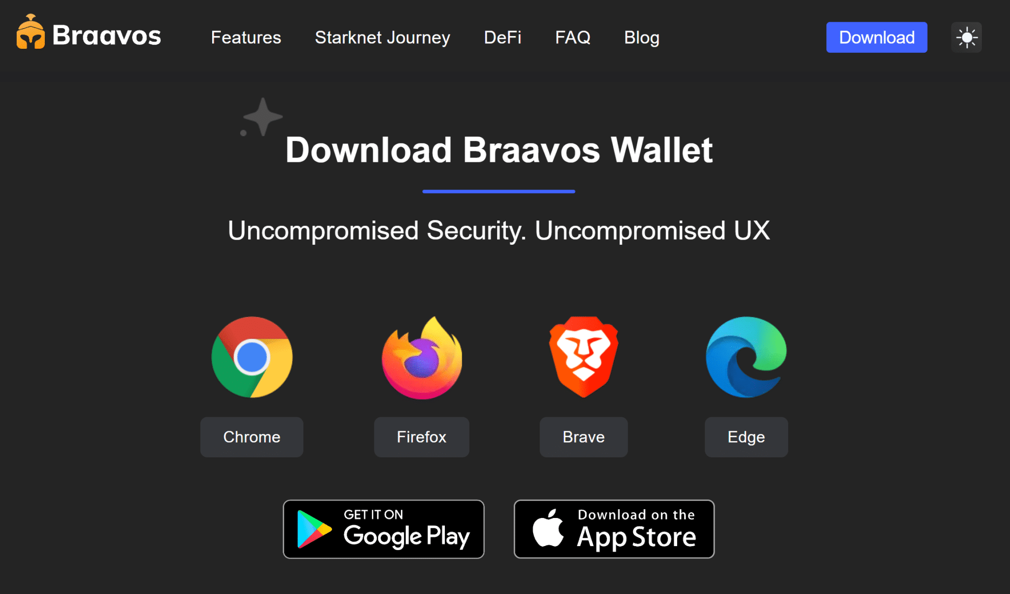 Braavos Wallet crypto: Tutoriel complet pour interagir avec Starknet