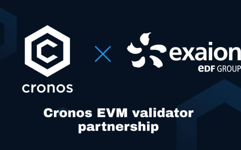Exaion, la filiale du géant EDF, devient validateur sur Cronos, la blockchain de Crypto.com