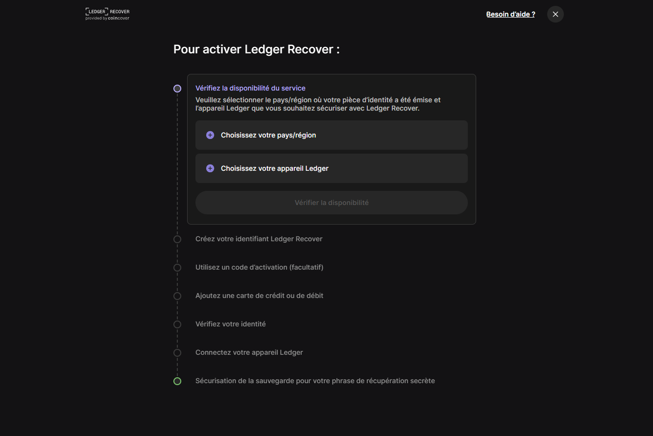 Comment utiliser Ledger Recover avec son wallet crypto