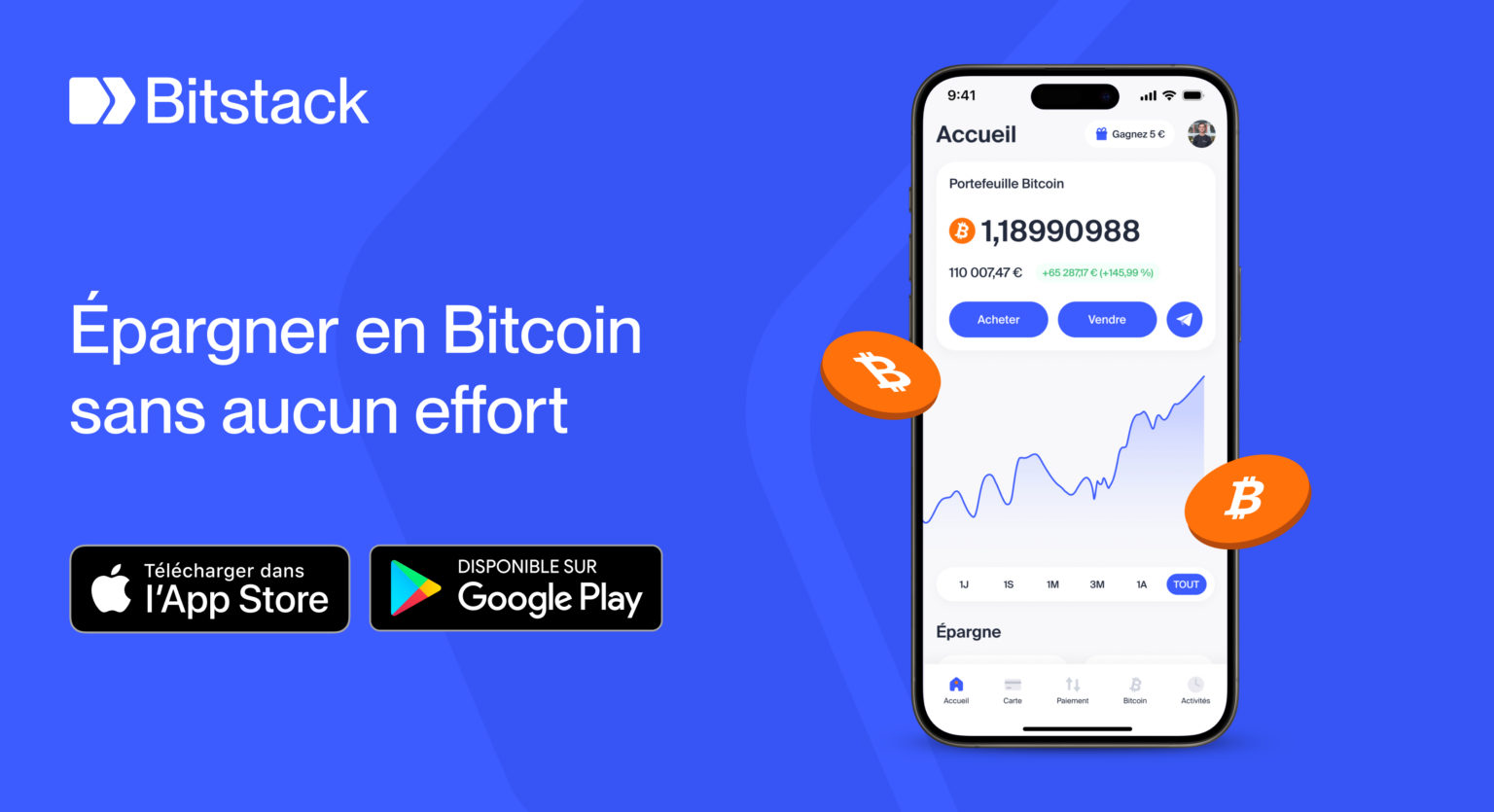 Bitstack Avis 2025 - la meilleure plateforme pour épargner son argent en Bitcoin