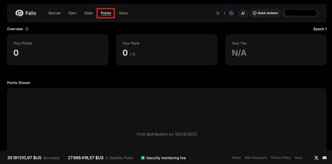 Airdrop crypto Felix Protocol : comment y être éligible
