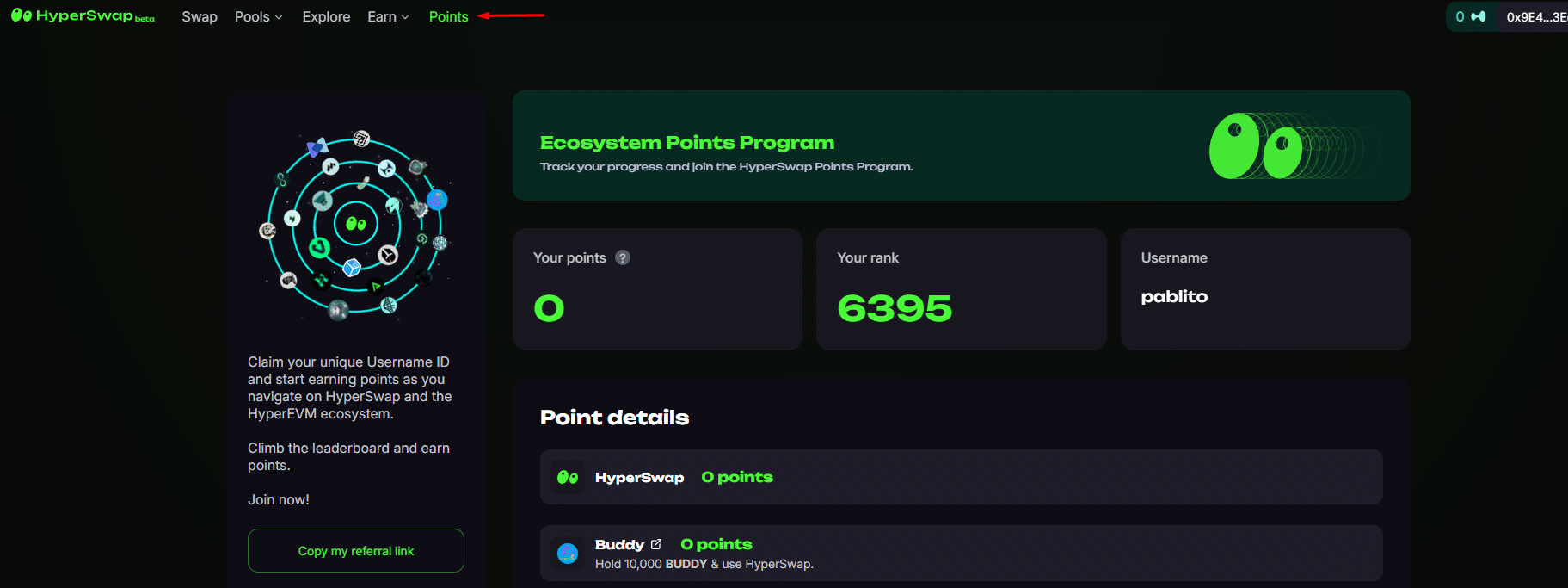 Airdrop crypto HyperSwap : comment y être éligible