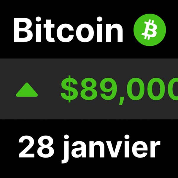 Bitcoin : BTC repasse au-dessus des 89 000 $ alors que le dollar plonge ...
