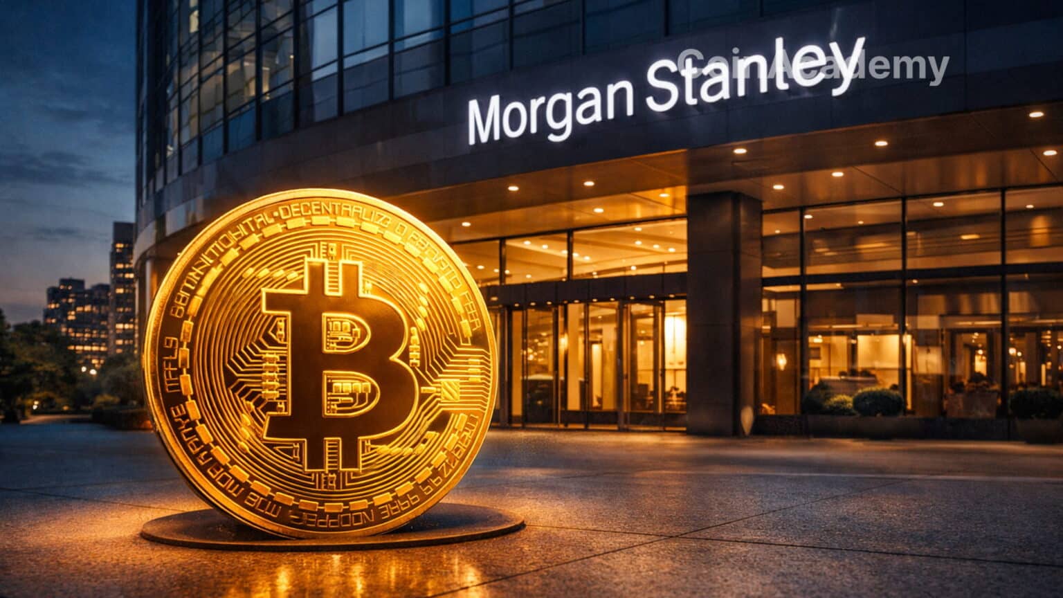 Morgan Stanley dépose son ETF Bitcoin : ticker MSBT et 1 mi…