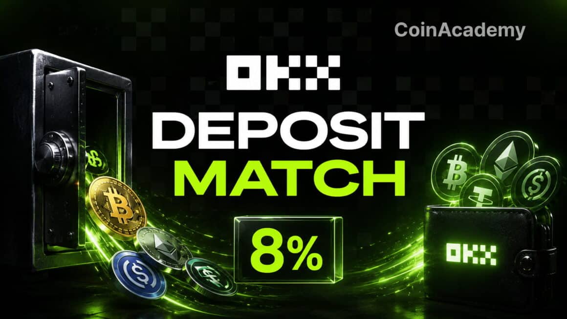 OKX Deposit Match : jusqu'à 8 % de bonus sur vos dépôts
